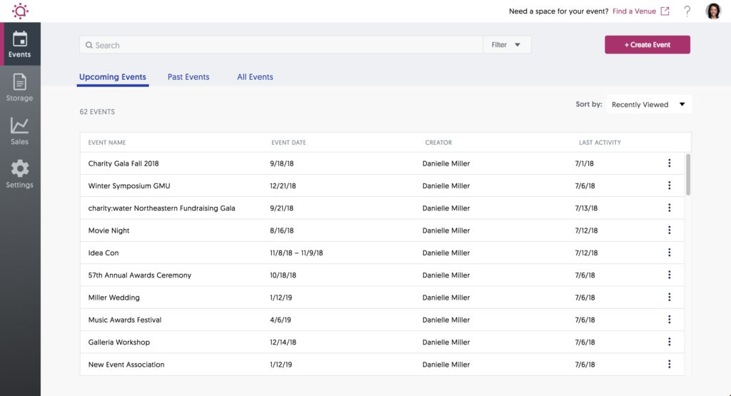Simplified Event File Cloud Storage | Social Tables
