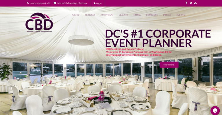 Event Planner Website Design: 7 Stunning Examples